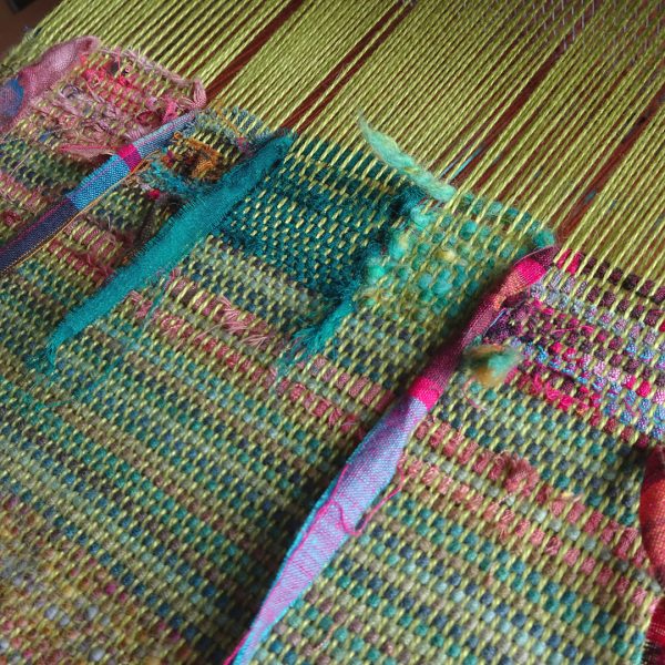 Weaving with mirrors - playful doubleweave - loveFibre :: colour to touch
